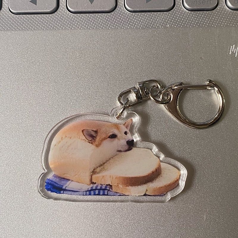 Cute Cheems Pet Keychain Funny 4-5CM Acrylic Pendant Birthday Small ...