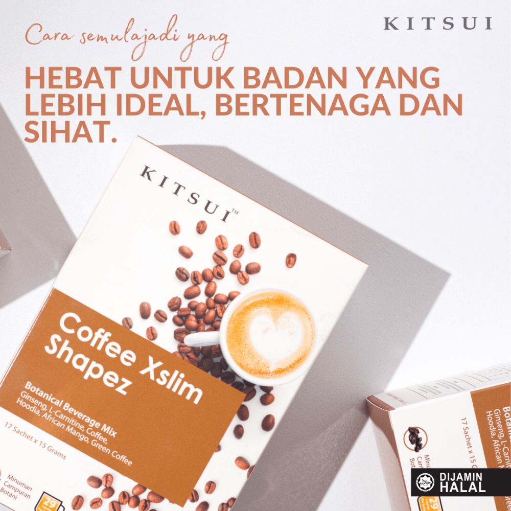 KITSUI Coffee Xslim Shapez 17SX15G | Shopee Malaysia