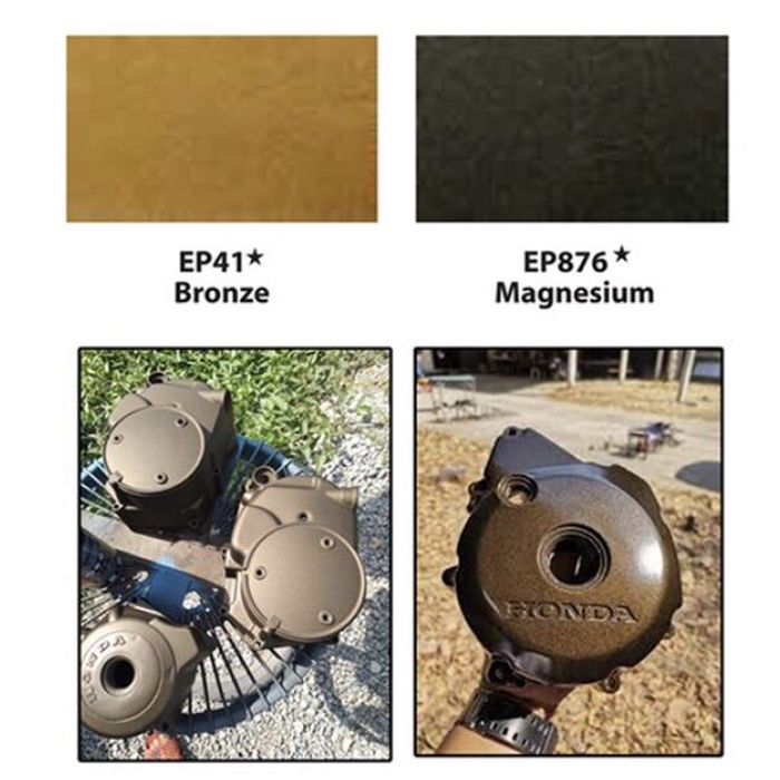 SAMURAI Spray Paint ENGINE PART - EP41 Bronze / EP876 Magnesium 400ml ...