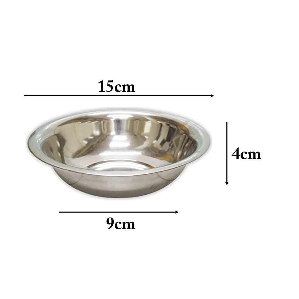 MIXING STAINLESS STEEL BOWL FOR MAKING SLIME / MANGKUK STEEL UNTUK ...