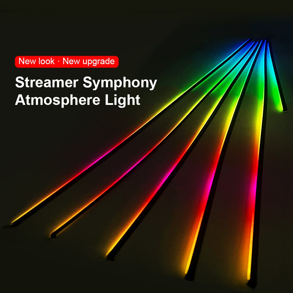 22 in 1 RGB Symphony Car Ambient Light Interior LED Acrylic Guide Fiber ...