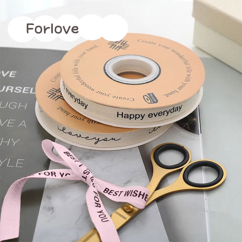 1M Simple Birthday Cake Wrapping Ribbon Flower Bouquet Wrapping Ribbon ...