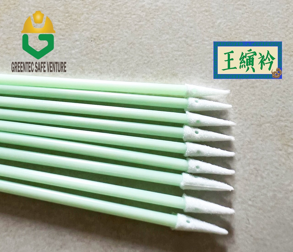 Cleanroom Foam Swabs Cleaning stick sharp tips 500pcs 3inch wiping 750 ...