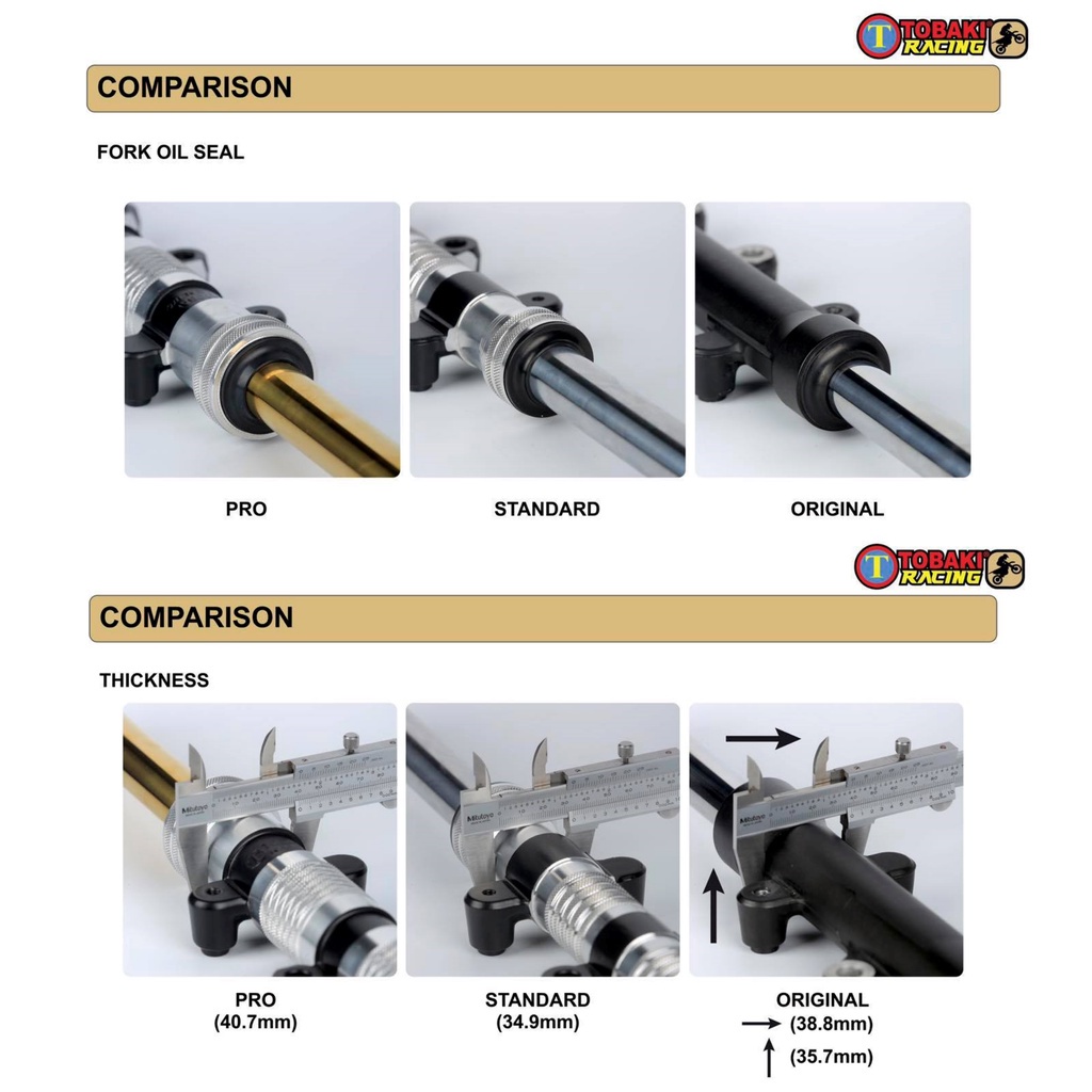 TOBAKI RACING FRONT FORK LAY PRO Y15ZR Y16ZR Y16 Y15 LC135 LC 135 V1-V7 55D RS150 RS150R RSX CNC ...