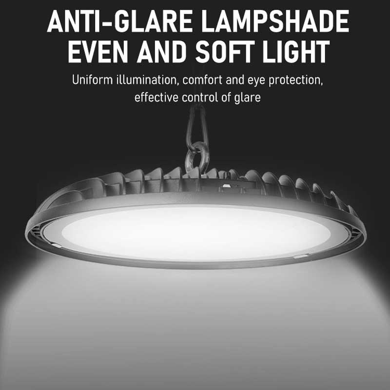 AKKO STAR industrial ufo led high bay light 100W 150W 200W aluminum ...