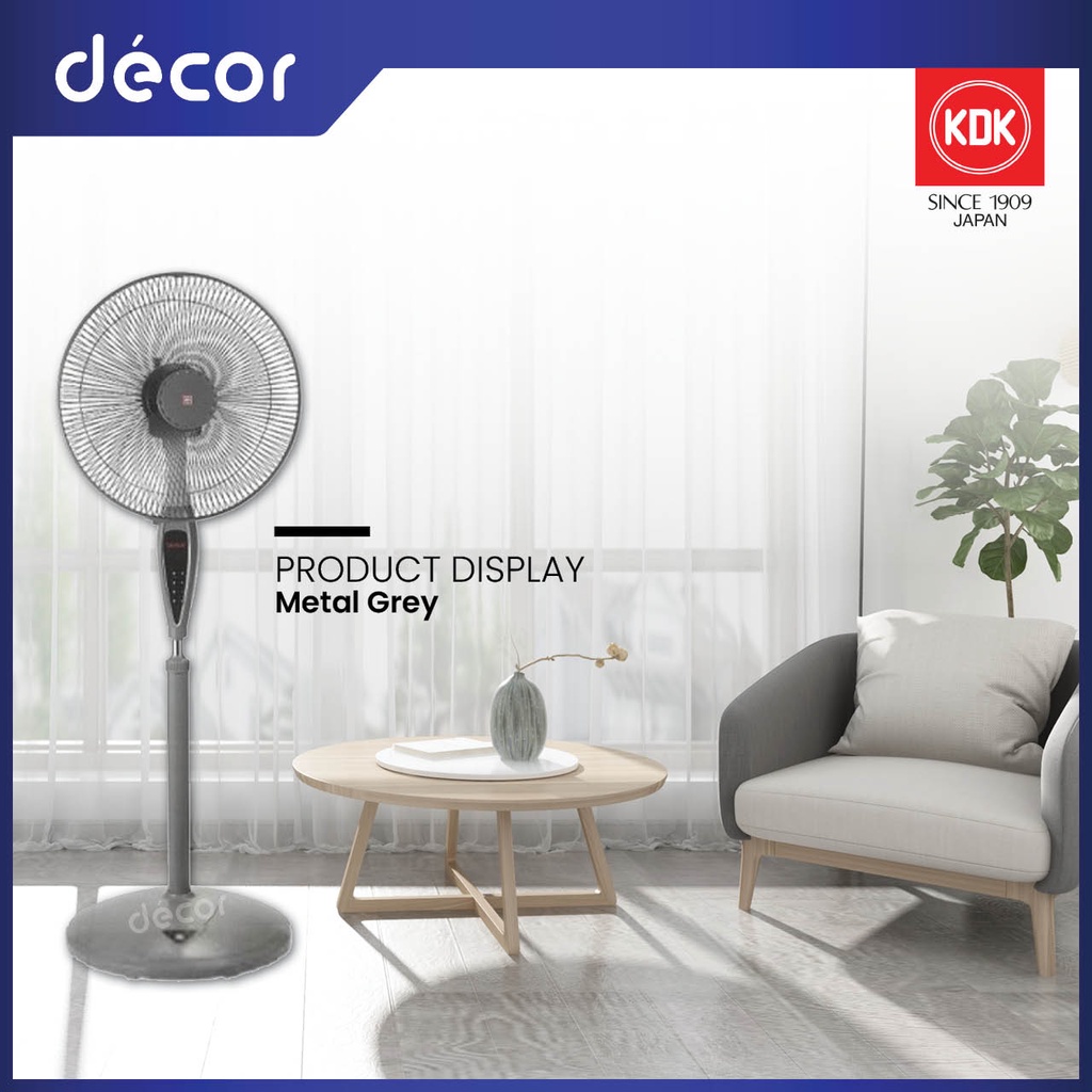 KDK Stand Fan KDK KX405 16" 40CM 3 Speed 3 Blades ON/OFF Switch ...