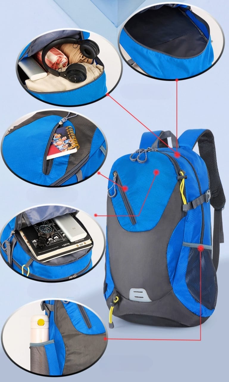 70L Large Capacity Backpack Waterproof Beg Hiking Bag Military Daki ...