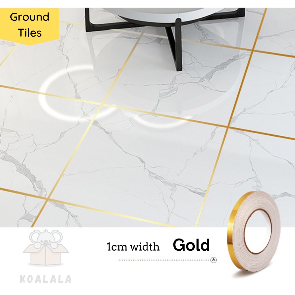 25M/50M Self Adhesive Waterproof Decoration Strip DIY Gold Decorative ...