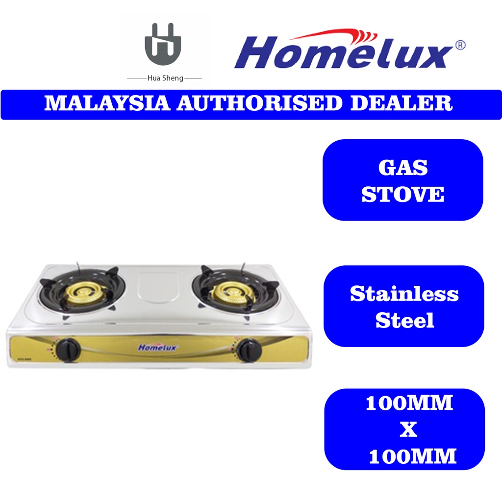 Isonic / HOMELUX Stainless Steel Gas Stove Cooker IGB-001(S/S) | Shopee ...