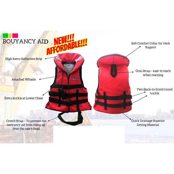 LIFE JACKET for adults and kids Original SOLAS Ready Stock Fishing ...