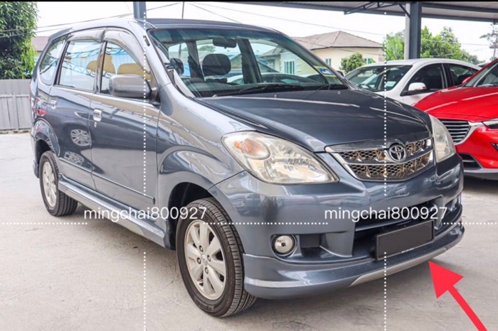 Toyota Avanza 1st Gen 2008 Facelift OEM PU Getah Rubber Bumper Front ...