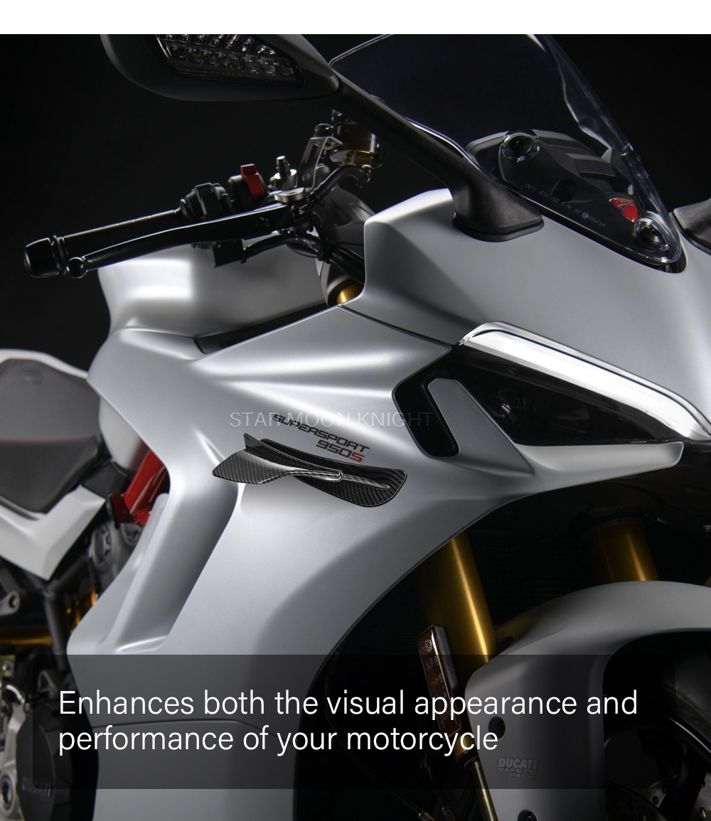 Motorcycle Fairing Aerodynamic Winglets Dynamic Wing For HONDA ...