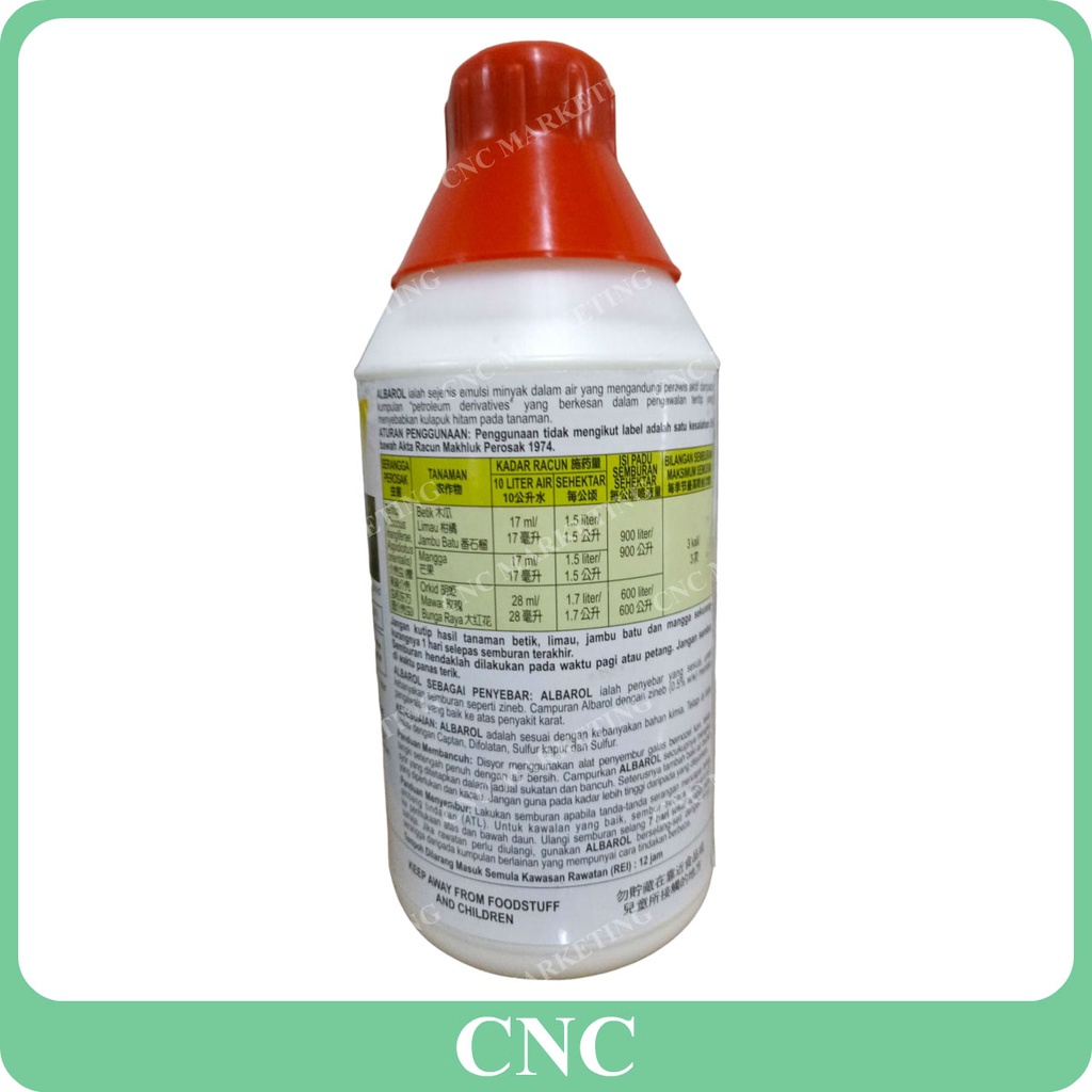 1L Albarol Ancom Insecticide Racun Serangga White Oil Teritip Scales ...