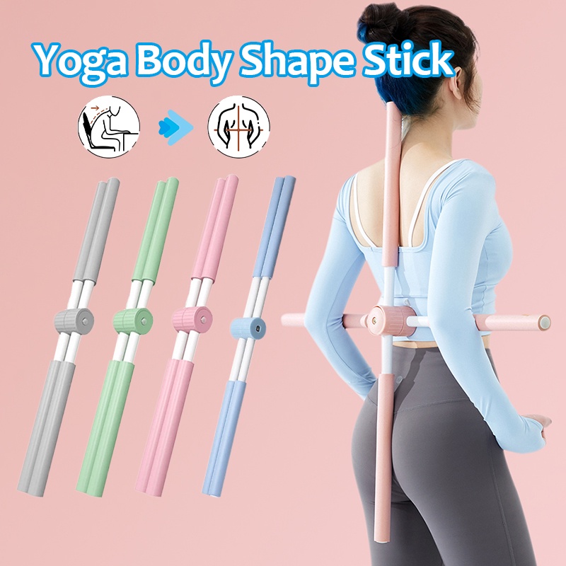 【M'sia Stock】Yoga Posture Corrector Stick Shape stick Open Shoulder and ...