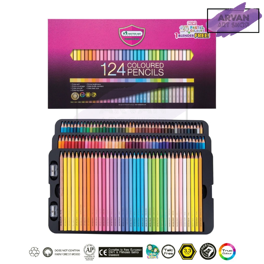 Master Art Master Series Coloured Pencils (24/36/48/60/72/100/ 124 ...