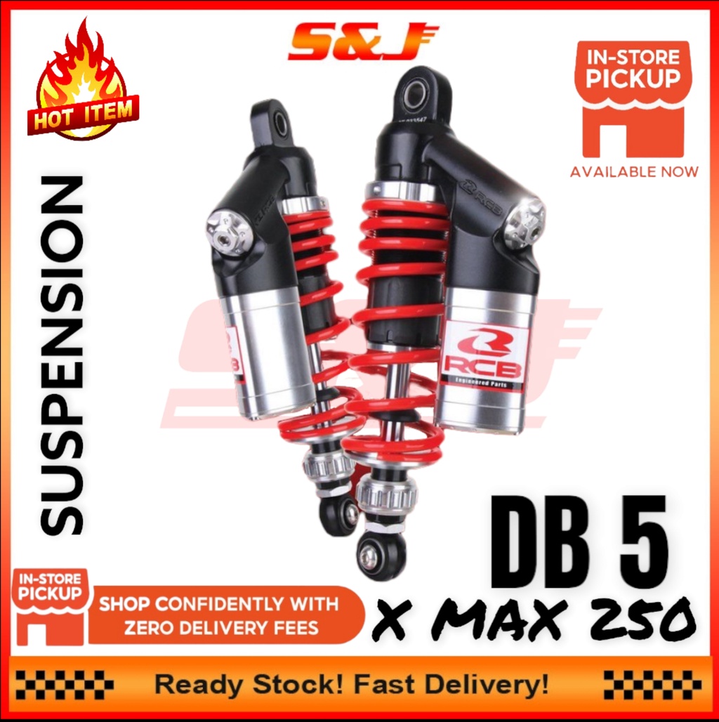RCB DB 5 SERIES XMAX250 XMAX X-MAX 250 NVX155 NVX X MAX 250 REAR ...