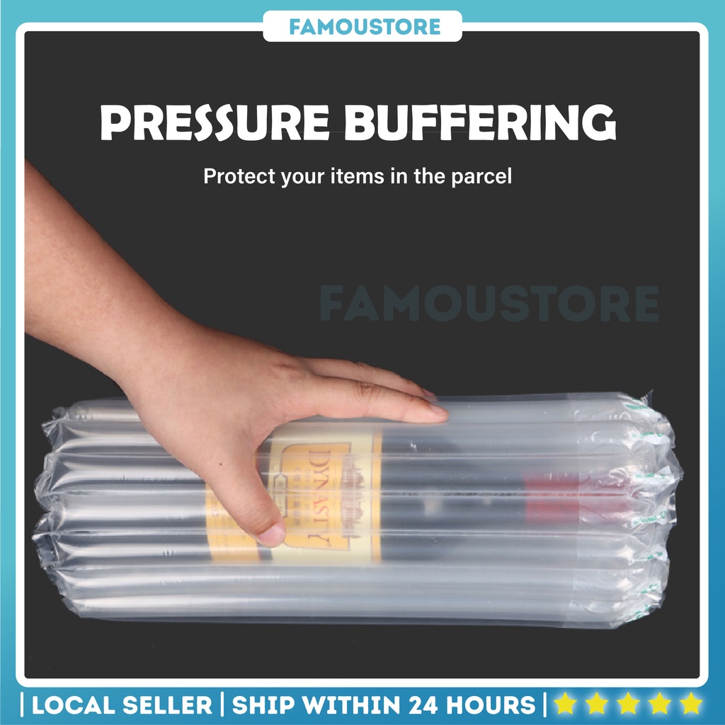 50m Inflatable Bubble Wrap Air Pillow Bubble Tube Column Packaging ...