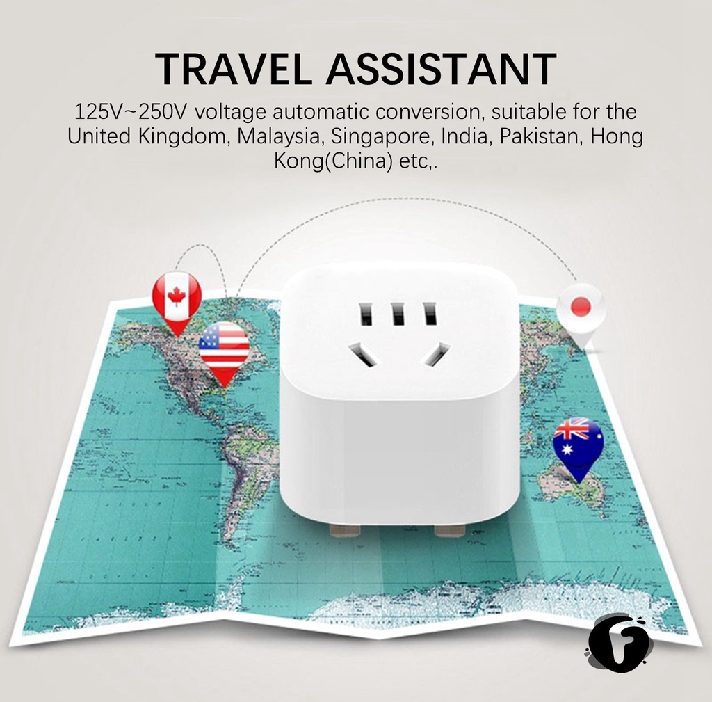 CN Plug to UK Plug 3 Pin Adaptor Converter 10A 2500W Max for Home ...