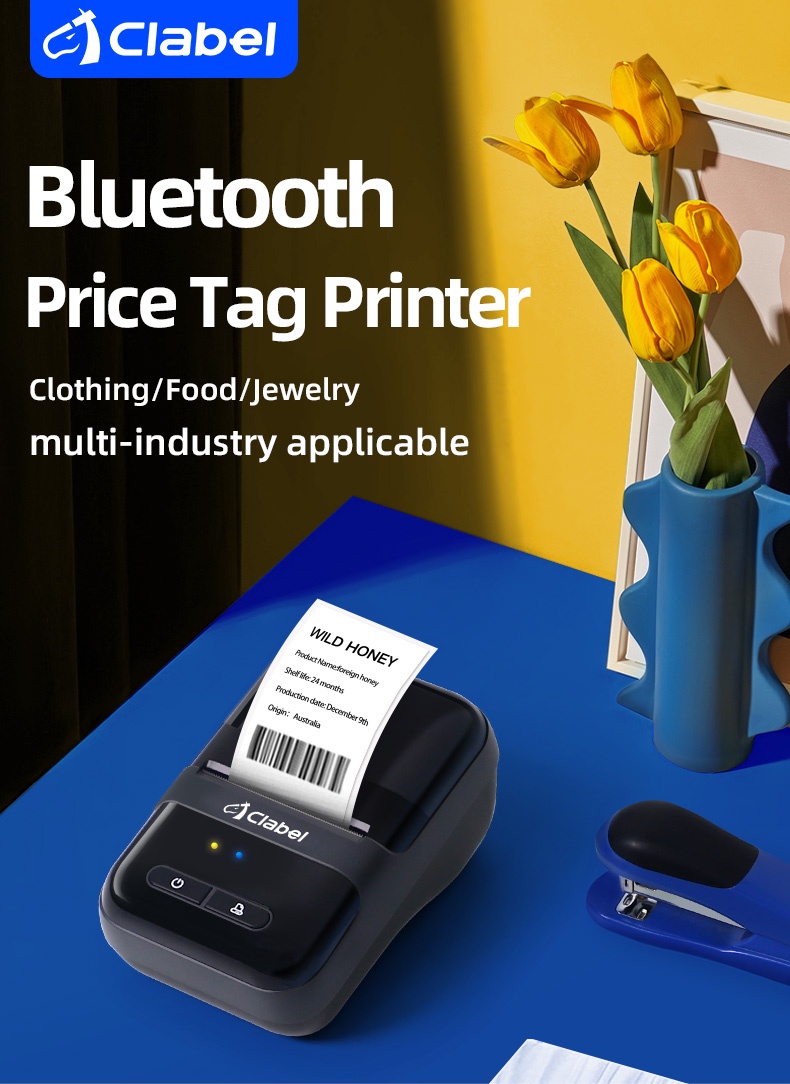 CLABEL 220B MultifunctionLabel Printer Portable Sticker Printer ...