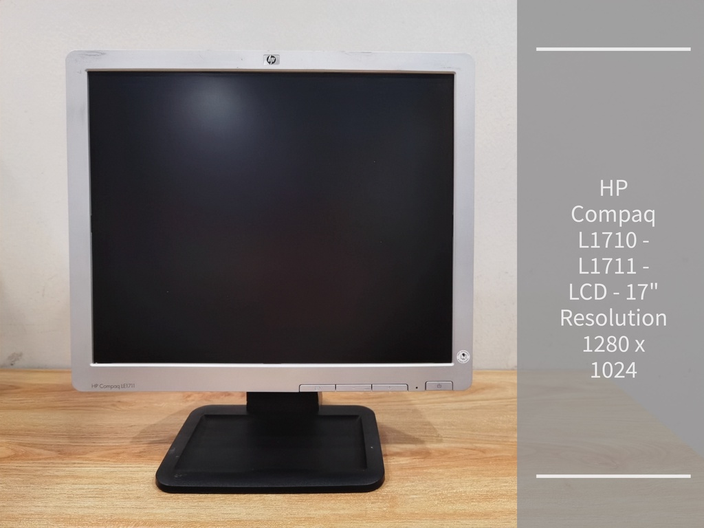 Monitor HP Compaq L1710 - L1711 - LCD - 17" Resolution 1280 x 1024 used ...