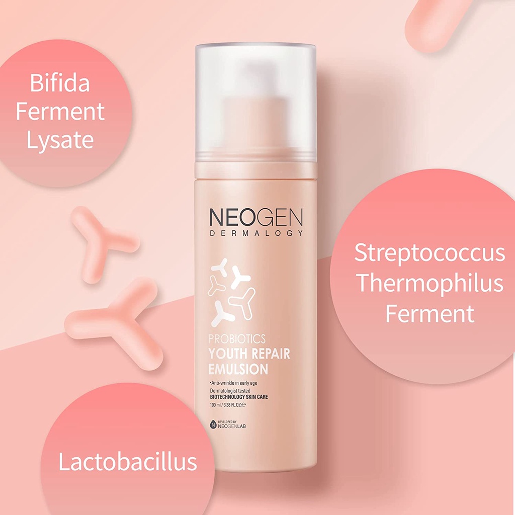 [NEOGEN DERMALOGY] Probiotics Youth Repair Emulsion (100ml) | Shopee ...