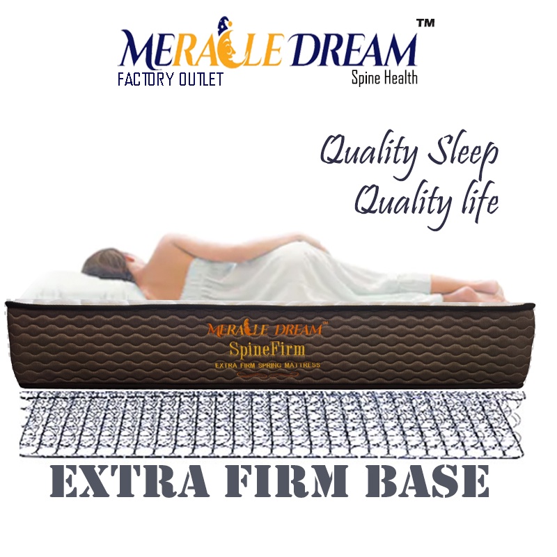 SPINE FIRM SPRING MATTRESS - Spine Firm/SINGLE/SUPER SINGLE/QUEEN/KING ...