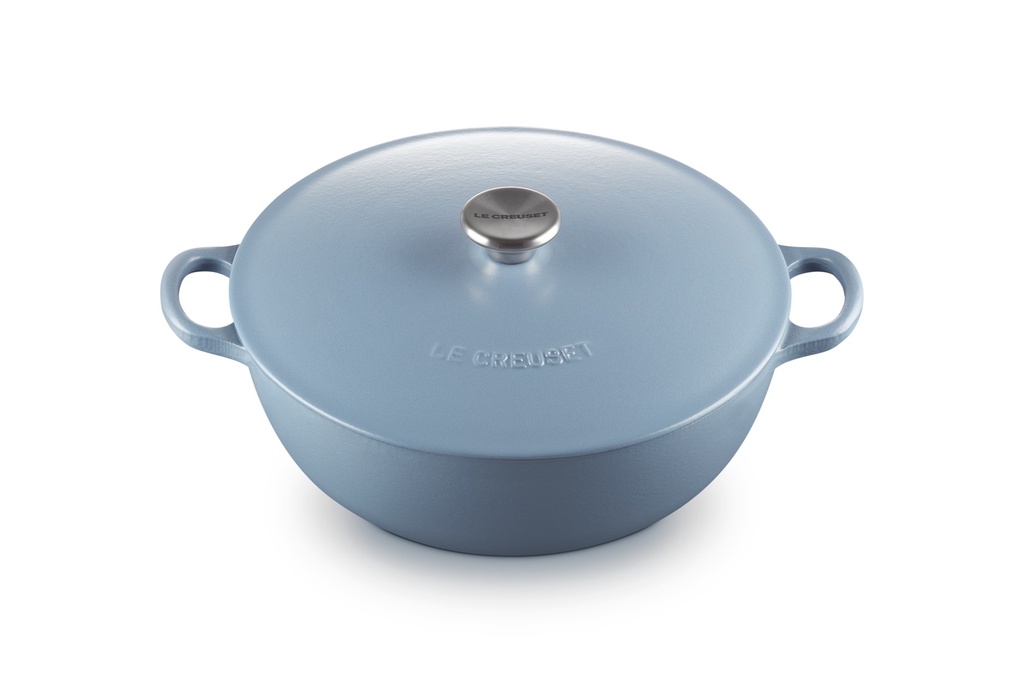 Le Creuset Stir-fry Marmite Classic Range 26cm - Mineral Blue | Shopee ...