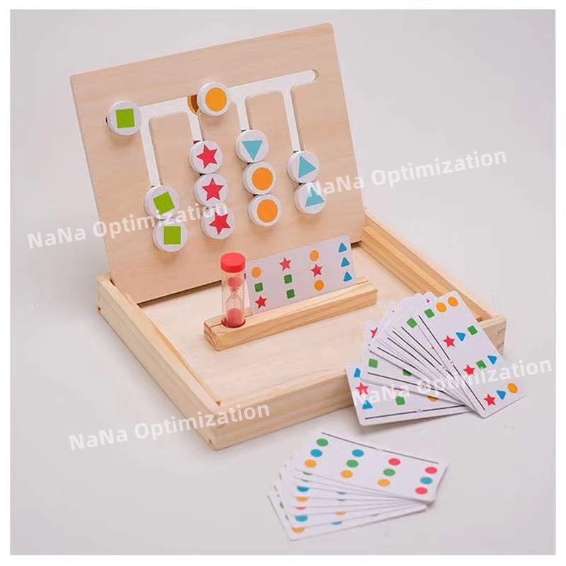 Montessori intellectual toys children's whole brain development logical ...