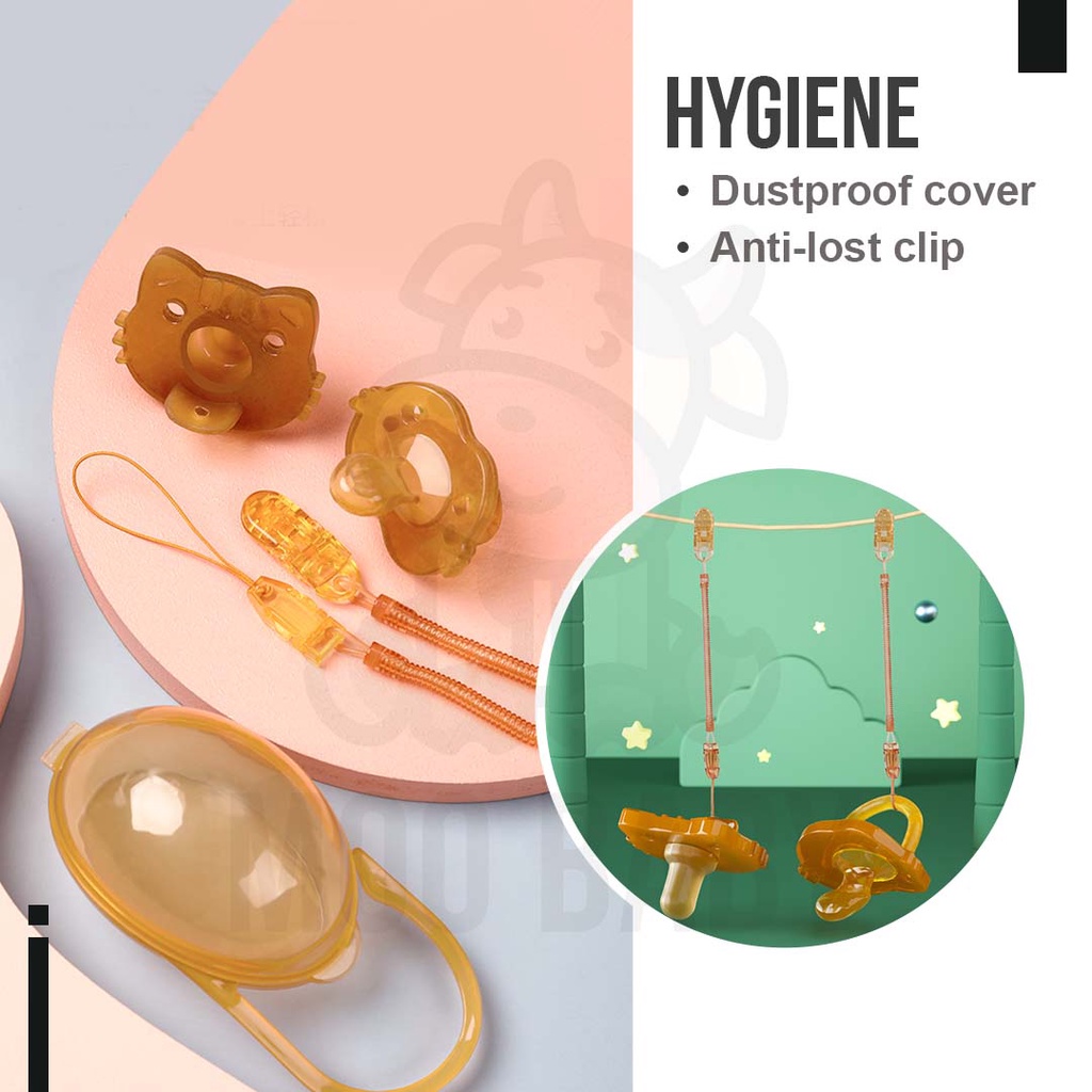 Moo Baby Baby Puting Anti Jongang Pacifier Nano Newborn Pacifier ...