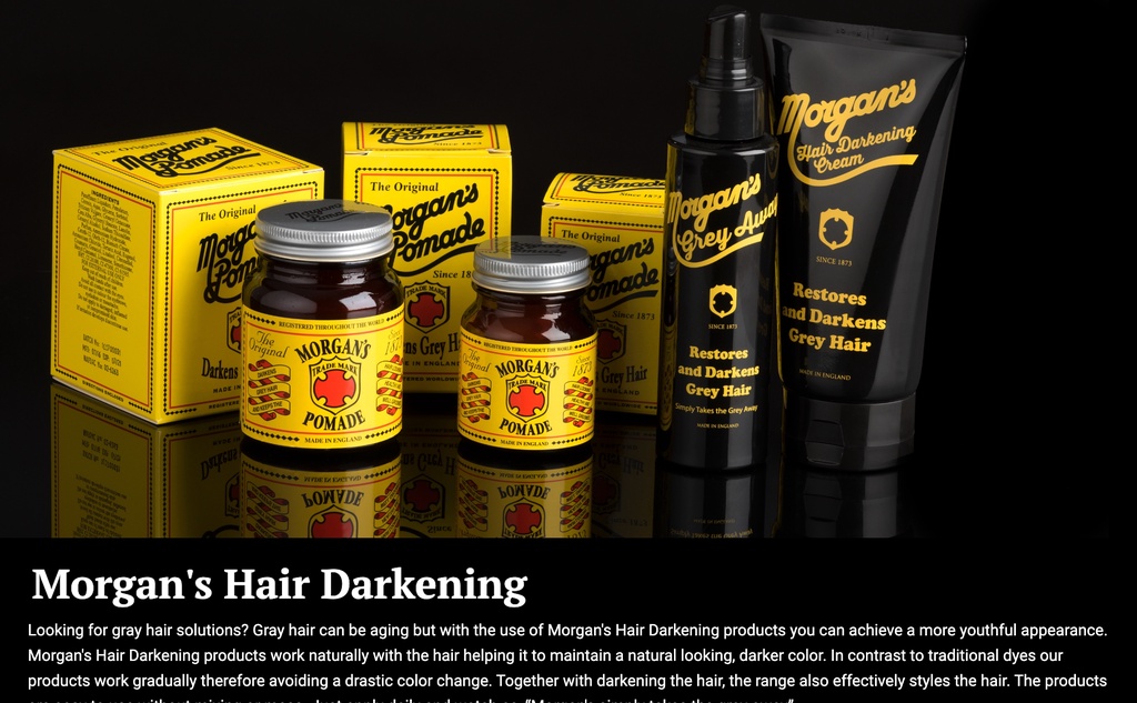 Morgan's Pomade Hair Darkening Range | Shopee Malaysia