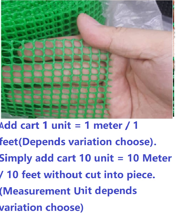 PVC Mesh Netting Fence Outdoor Anti UV Garden Net Jaring Pagar Plastik ...