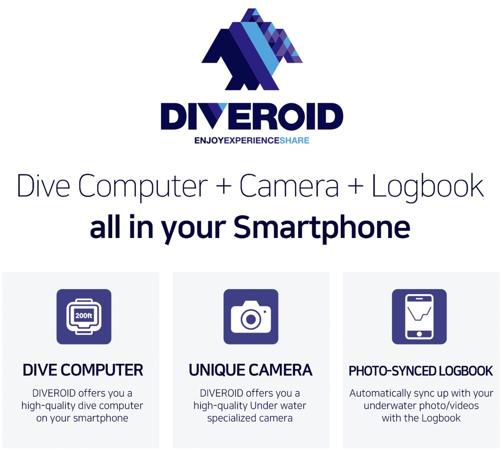 Diveroid Universal Pro Underwater Phone Case Dive Computer for Scuba ...