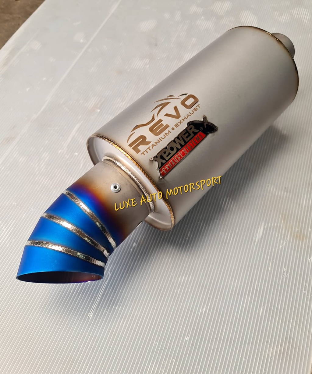 Xpower Titanium Exhaust Sport Muffler (Guarranty Good Quality and Thick ...