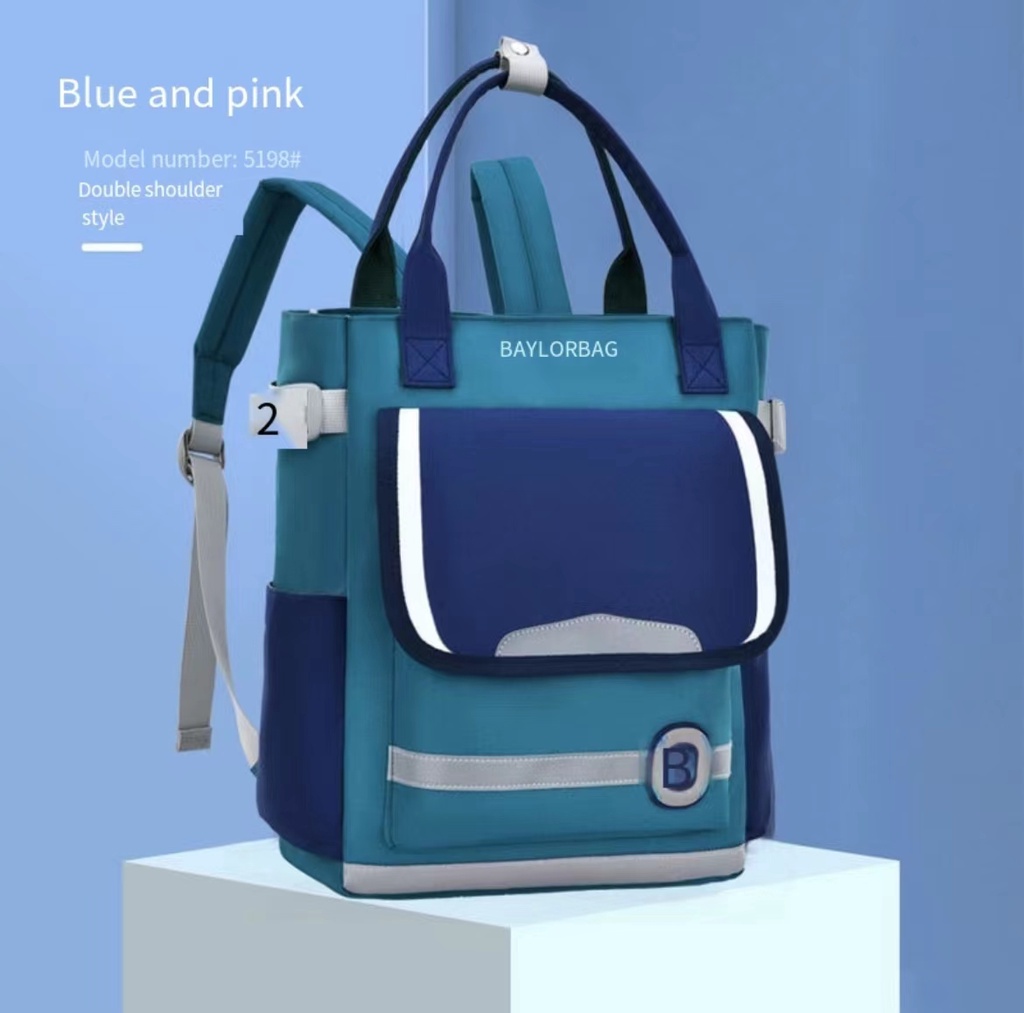 Primary School Students Backpacks Tutorial Bags Tote Carrying Book Use ...