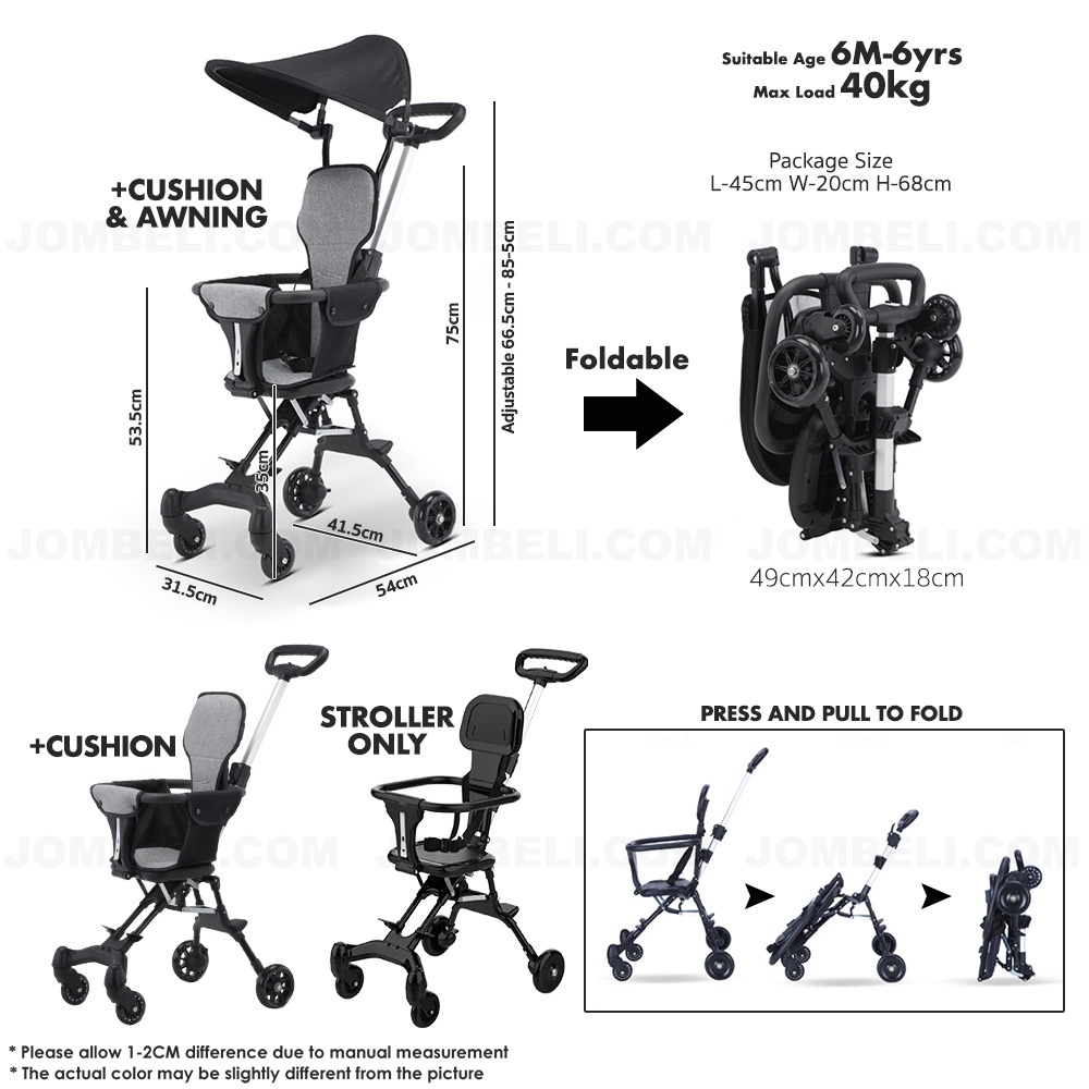 Magic Stroller Baby Travel Troli Baby Stroller Kid 🔥 COD 🔥 | Shopee ...