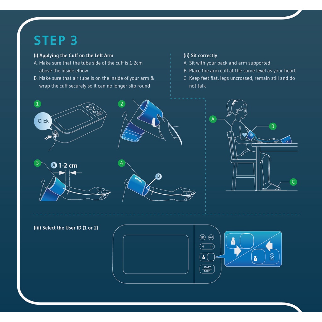 OMRON HEM-7361T BLOOD PRESSURE MONITOR ATRIAL FIBRILLATION (AFIB ...