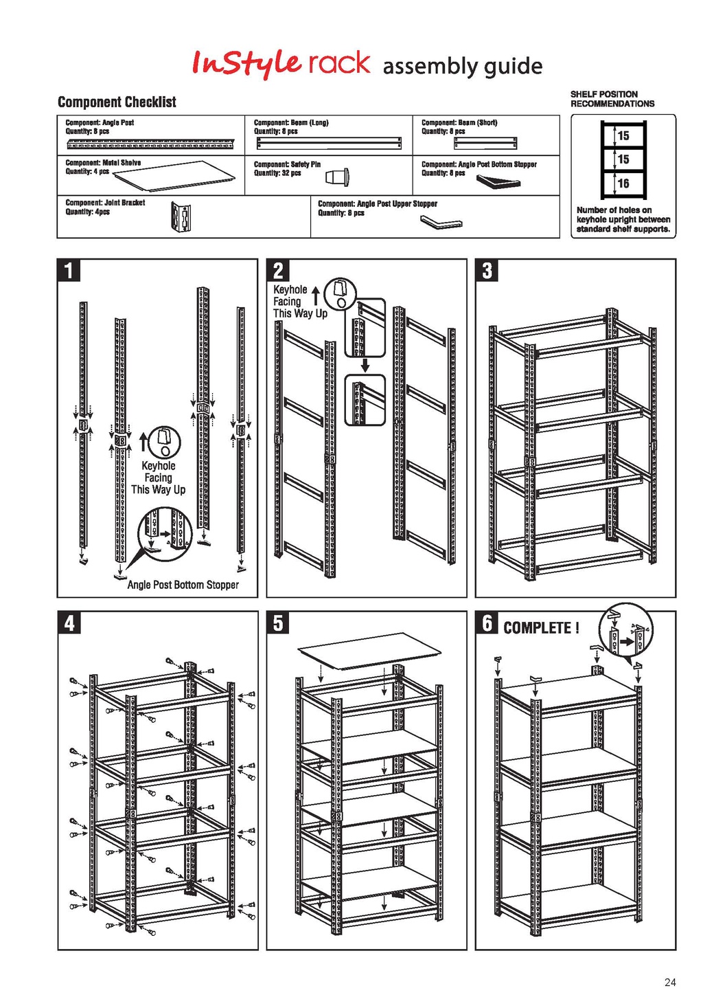 CLEARANCE SALE - TTF Rack™️ INSTYLE RACK Metal Rack 2in1 Storage ...