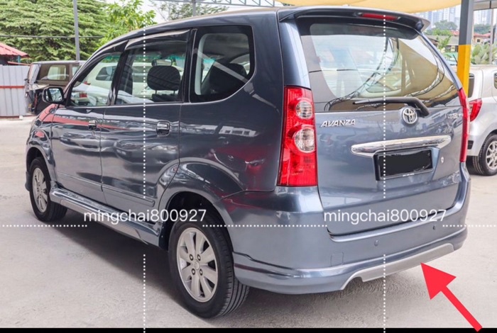 Toyota Avanza 1st Gen 2008 Facelift OEM PU Getah Rubber Bumper Front ...