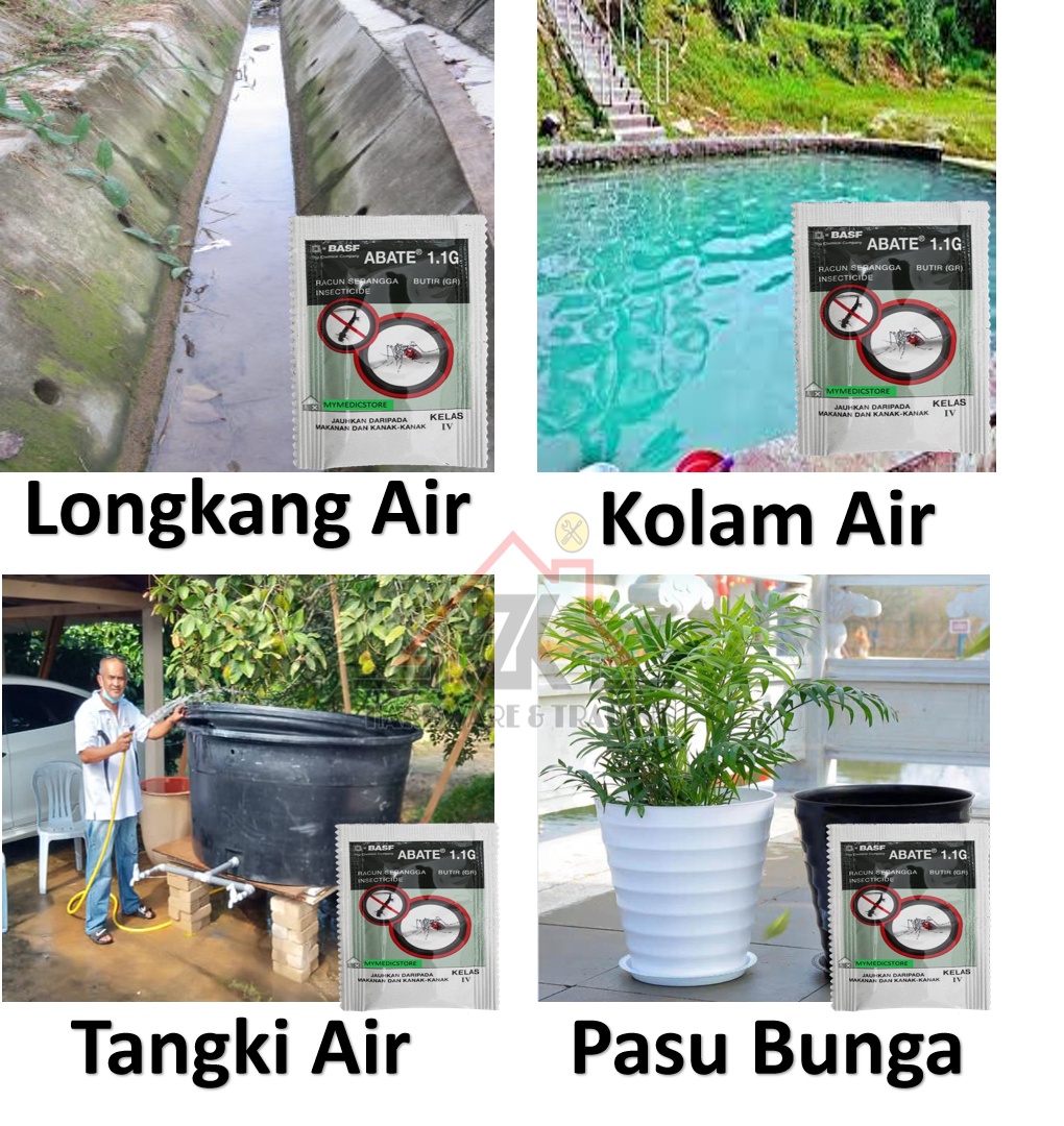 Mosquito Killer Powder Serbuk Nyamuk Aedes 10G Ubat Jentik Abate ...