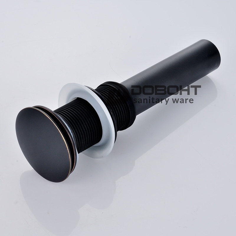 DOBOHT black color pop up waste traps without hole for basin W001-BL ...