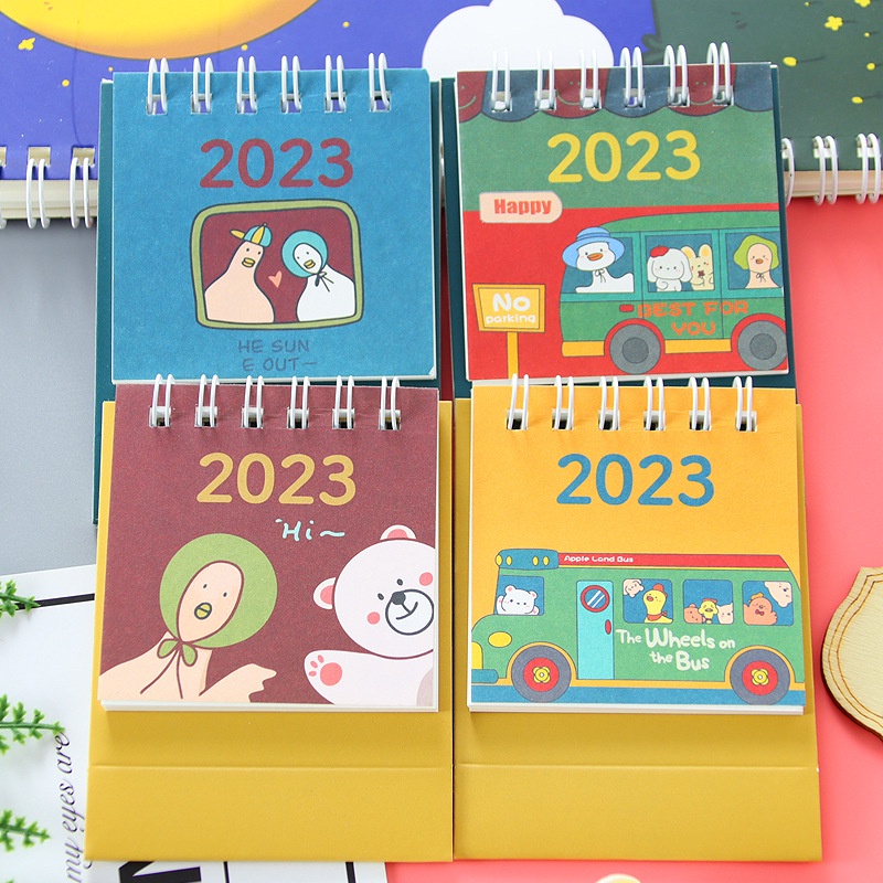 Ohaya 2023 Calendar Mini Desk Small Memo ins Desktop Monthly Annual Decoration | Shopee Malaysia