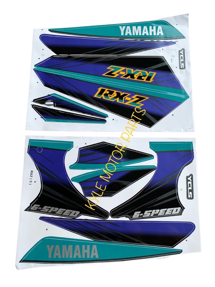 RXZ BOS BODY STICKER SET (5) | Shopee Malaysia
