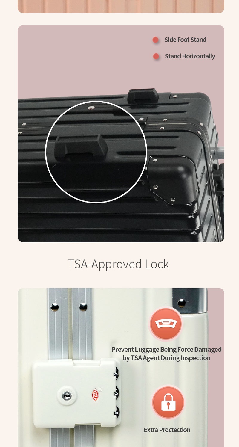 Case Valker Macaron Aluminum Frame Suitcase (20") Beg Bagasi | Shopee ...