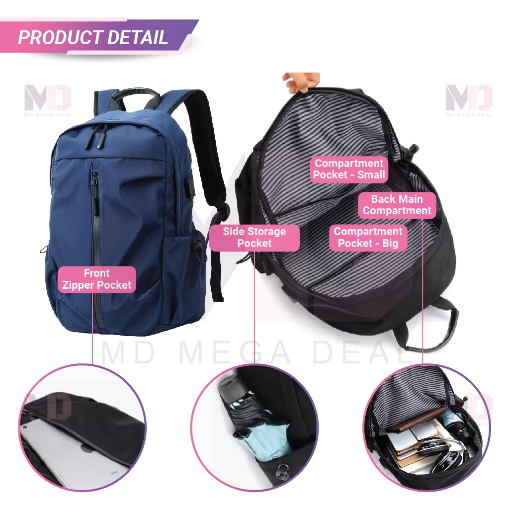 《Mega Deal》Waterproof Premium Quality Big Capacity Waterproof Laptop ...