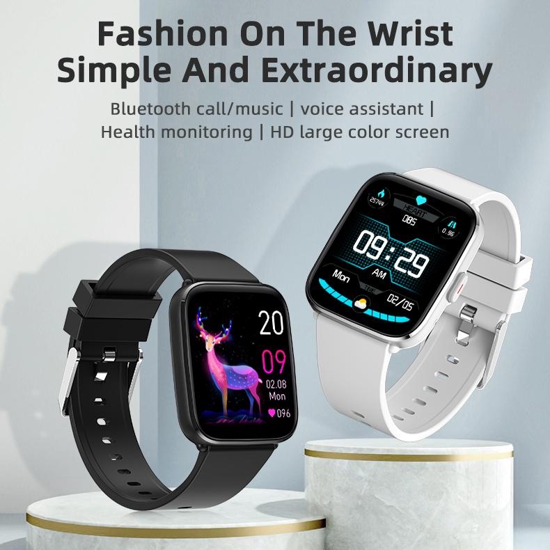 HL Original G12 Smart Watch Waterproof Custom Wallpaper Body Temperature Heart Rate Sleep ...