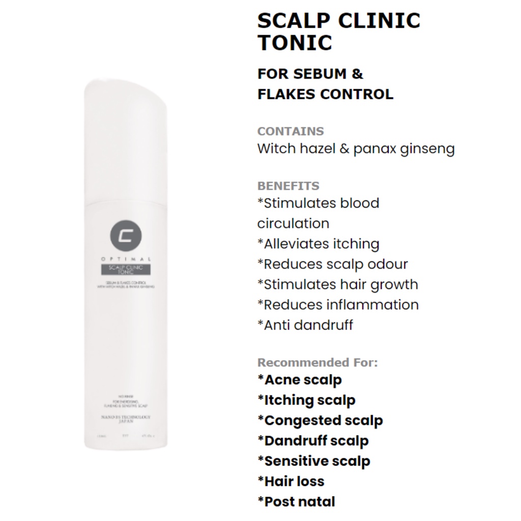 CRAFT SCALP CLINIC TONIC DUO SET FREE 25ml Tonic - FOR SEBUM & FLAKES ...