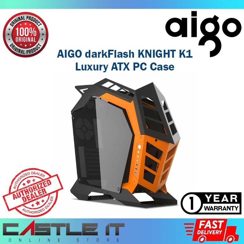 AIGO darkFlash KNIGHT K1 Luxury ATX PC Case Mid Tower Chassis Casing ...