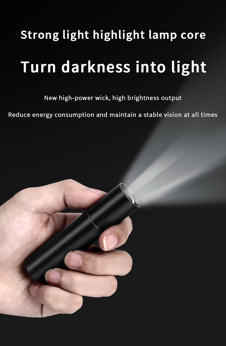 X-TIGER LED Flashlight USB Rechargeable Mini Portable Light Lamp Super ...