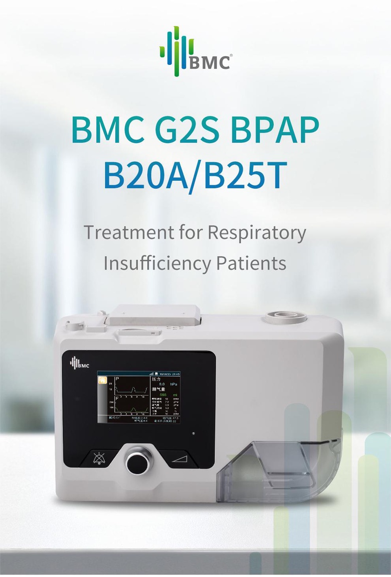 BMC G2S BPAP B25A CPAP Bi-level CPAP for Snoring Sleep Apnea COPD with ...