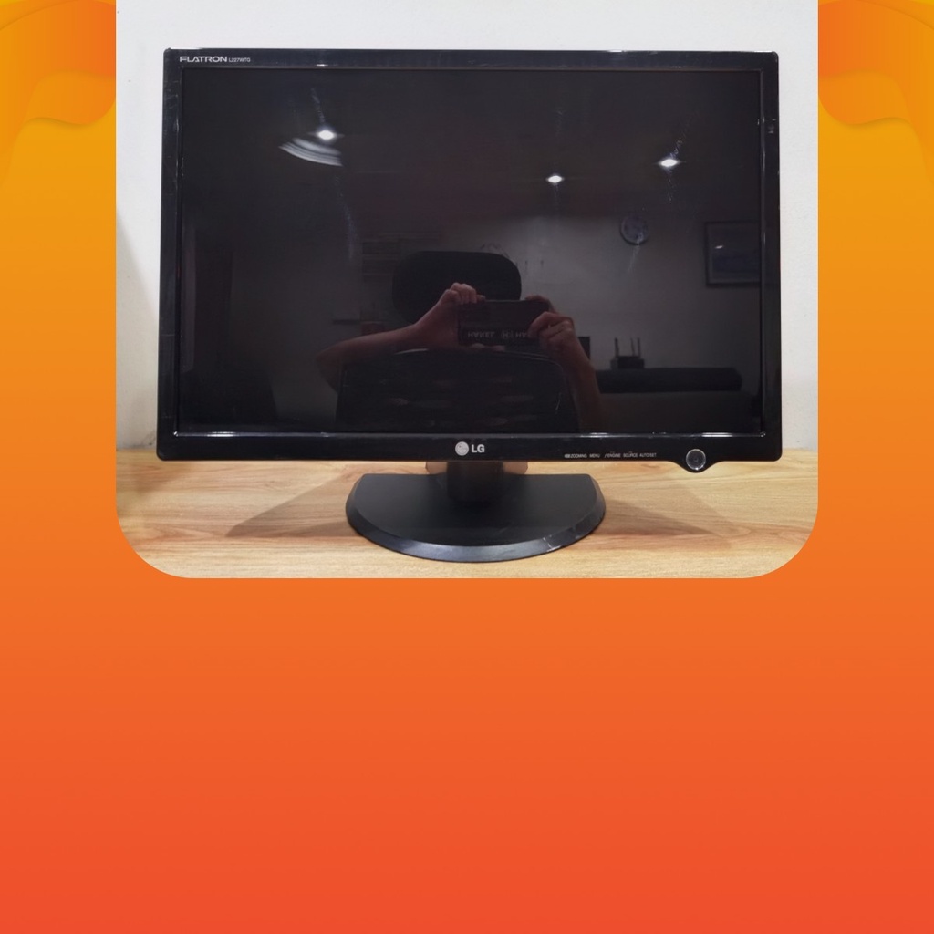 Monitor LG FLATRON L227WTG Black 22"inch Resolution 1920 x 1080 used ...